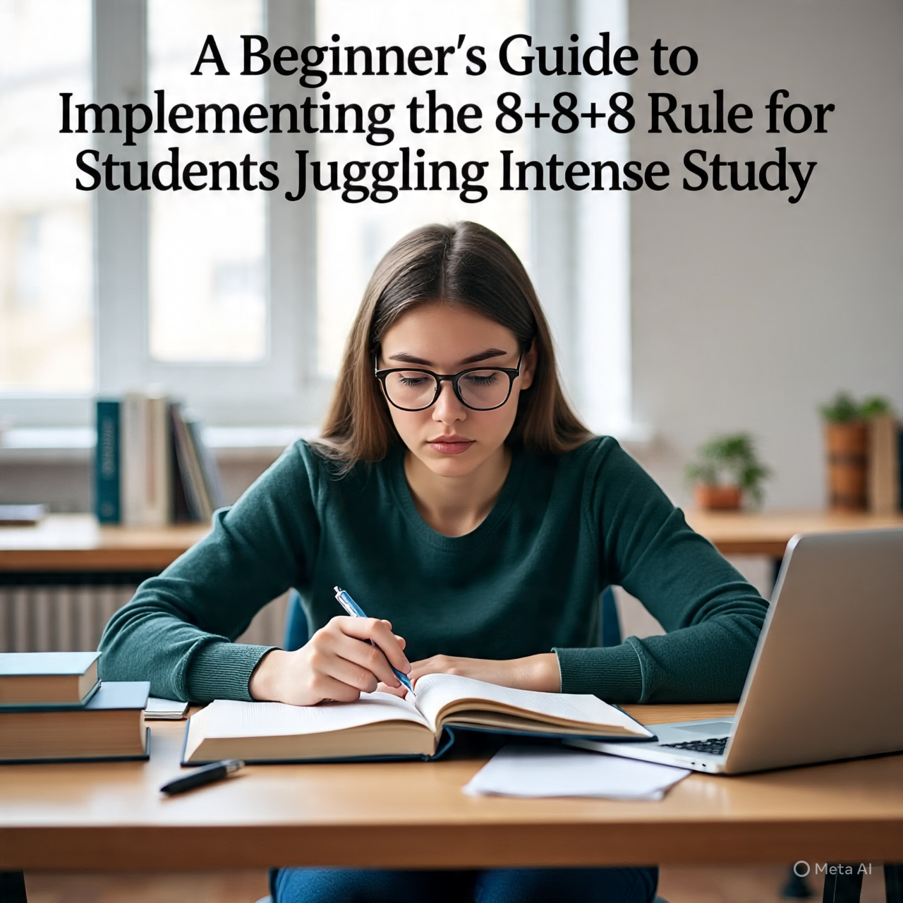 Train Well Daily: A Beginner's Guide to Implementing the 8+8+8 Rule for Students Juggling ...